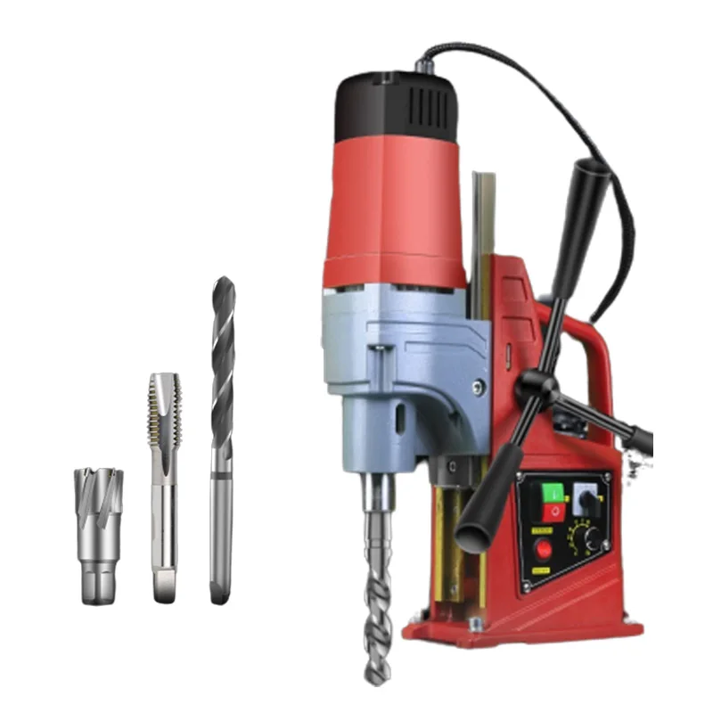 Portable-Magnetic-Drill-Press-Electric-Bench-Drilling-Rig-Machine ...