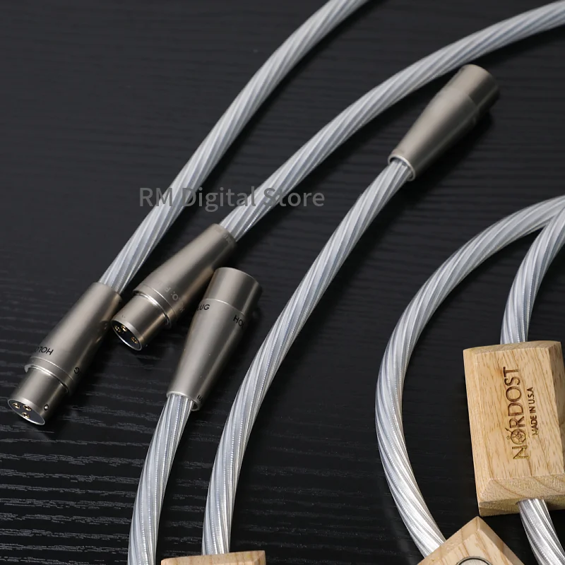 1 pair ODIN 2 HiFi XLR cable 7n silver plated conductor XLR gold plated ...