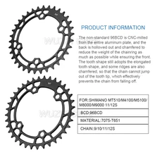 Original SHIMANO DEORE FC M5100 Crankset 1x11 Speed MTB 34/36T Crank ...