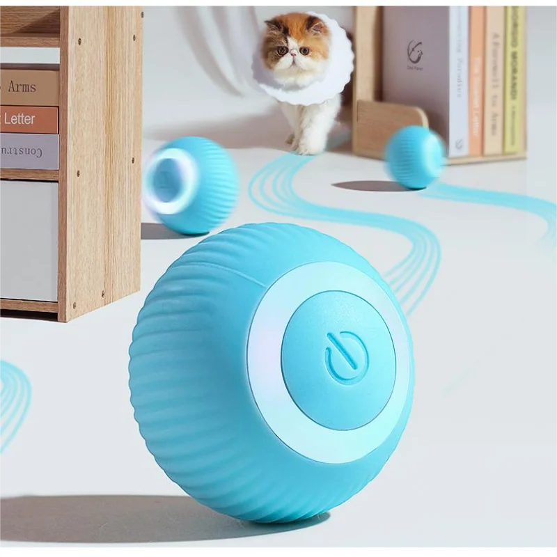 Smart Automatic Rolling Ball Electric Toys Interactive to Dogs/Cats ...