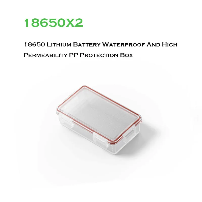 2-18650-Waterproof-Battery-Box-Protection-Box-Storage-Box-White ...