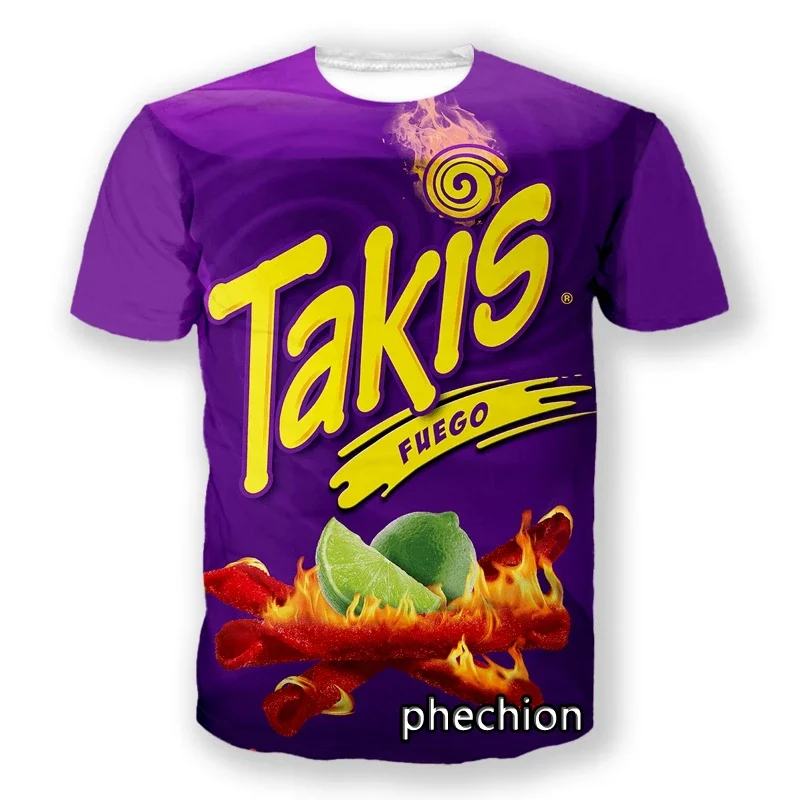 Phechion-New-Men-s-and-Women-s-Snack-Takis-3D-Printed-T-shirt-Fashion ...