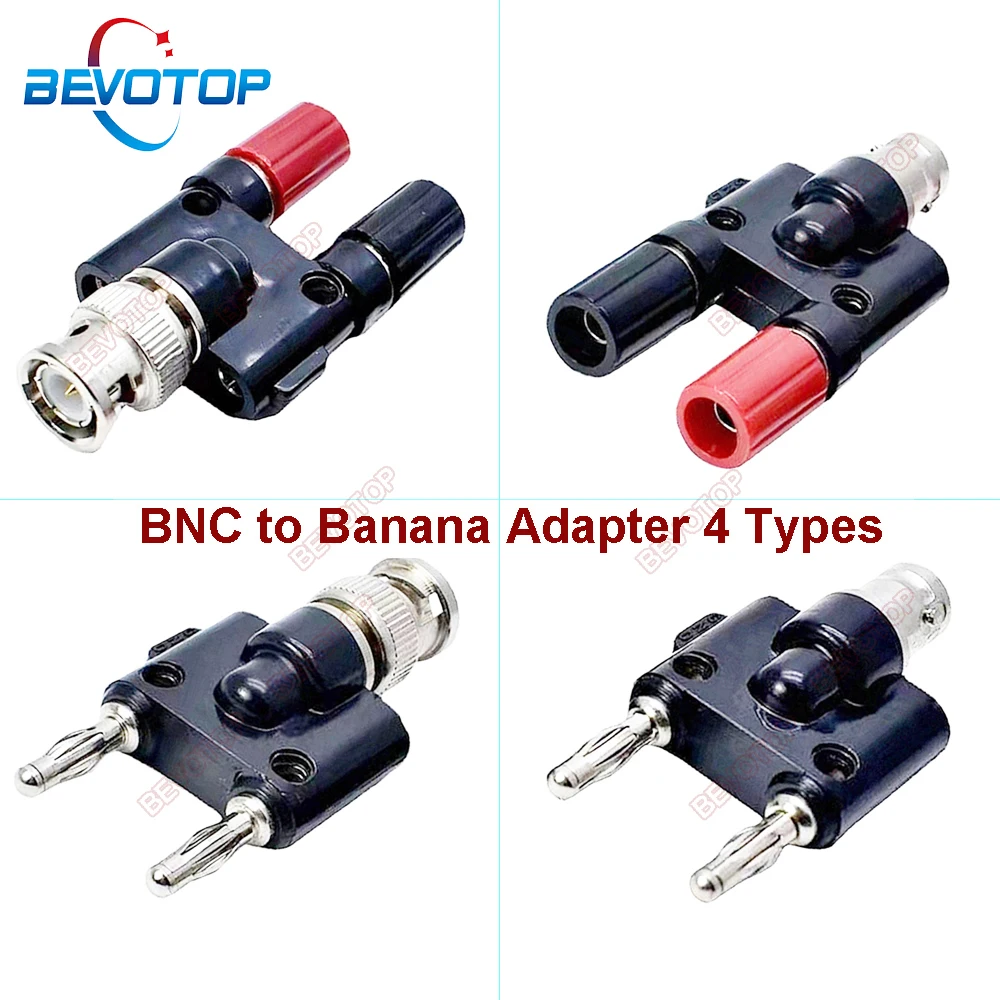 BEVOTOP-1pcs-Q9-BNC-Banana-To-Dual-4mm-Banana-Male-Female-Jack-Coaxial ...