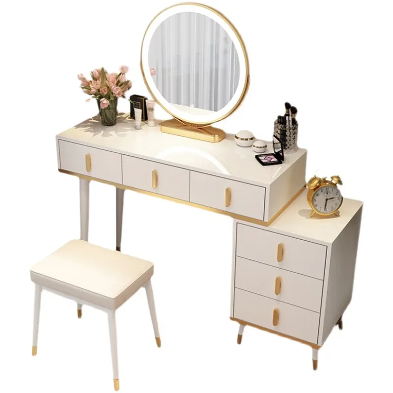 Modern-Box-Chair-Dressing-Table-Container-Led-Lighting-Cabinet-Make-Up ...