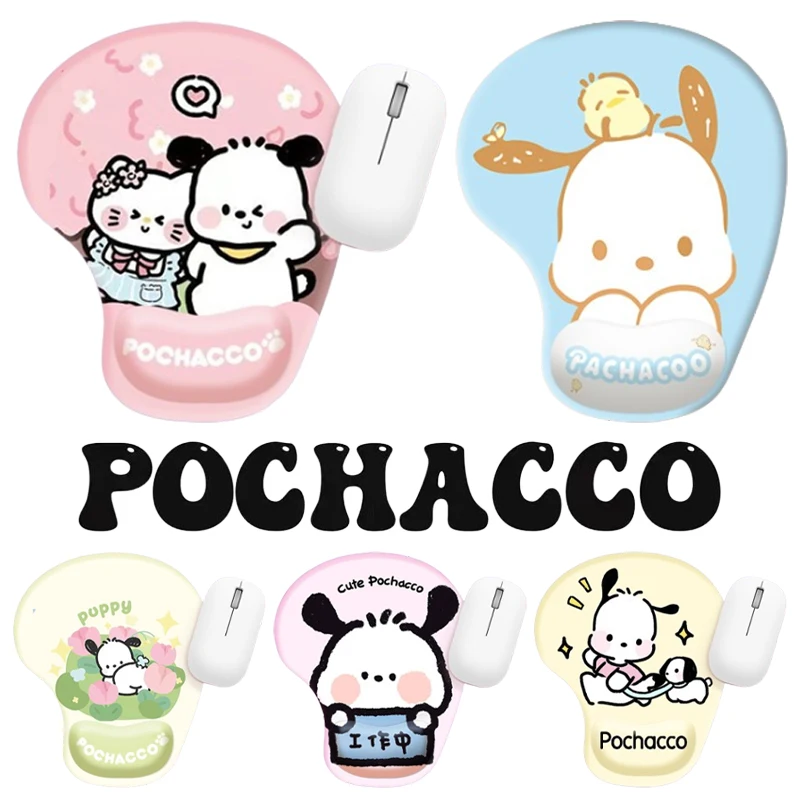 Sanrio-Pochacco-Mousepad-Wrist-Support-Cartoon-Wrist-Rest-Non-slip-Desk ...