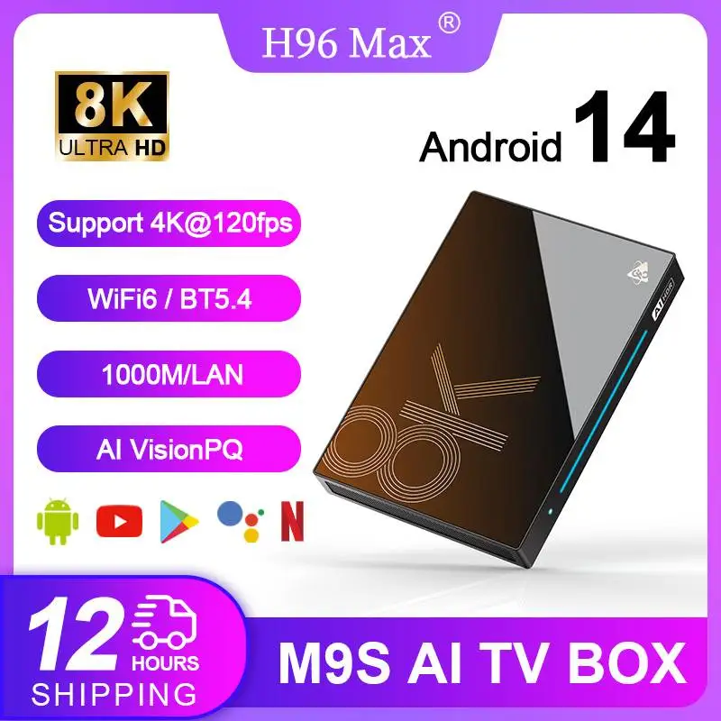 H96-MAX-M9S-Android-14-AI-VisionPQ-Smart-TV-Box-8GB-128GB-WIFI6-BT5-4 ...