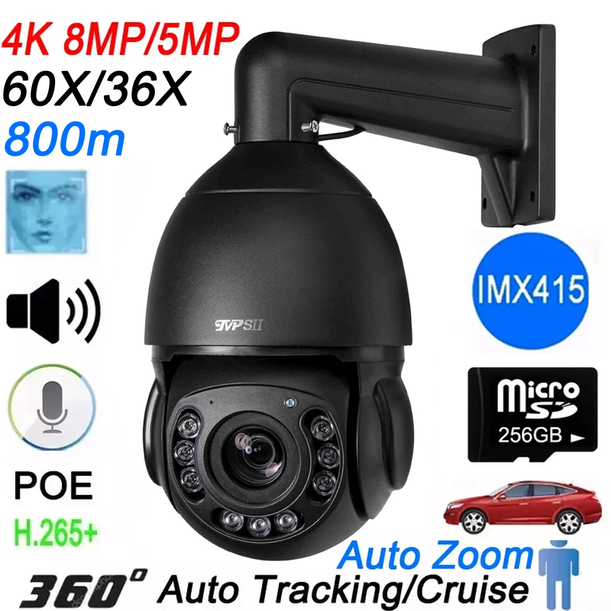 Metal-Max512G-Auto-Tracking-8MP-4K-IMX415-H-265-60X-Zoom-360-Rotation ...