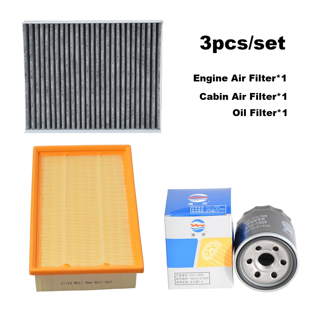 3pcs-Set-Enigne-Cabin-Air-Cleaner-Oil-Filter-for-CHANGAN-UNI-T-1-5T ...