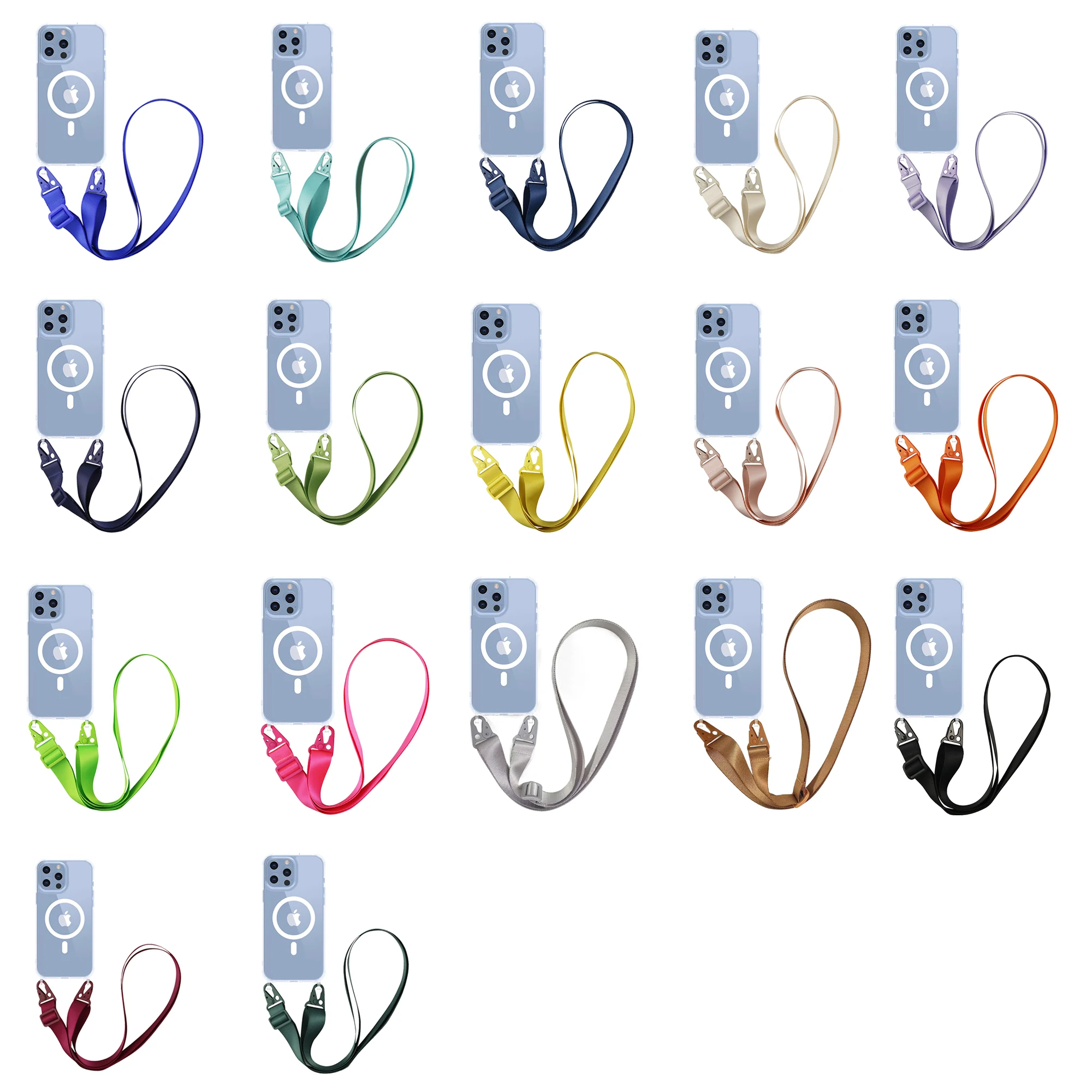 New Luxury Crossbody Strap Cord Phone Cases For iPhone 16 15 14 Pro Max ...
