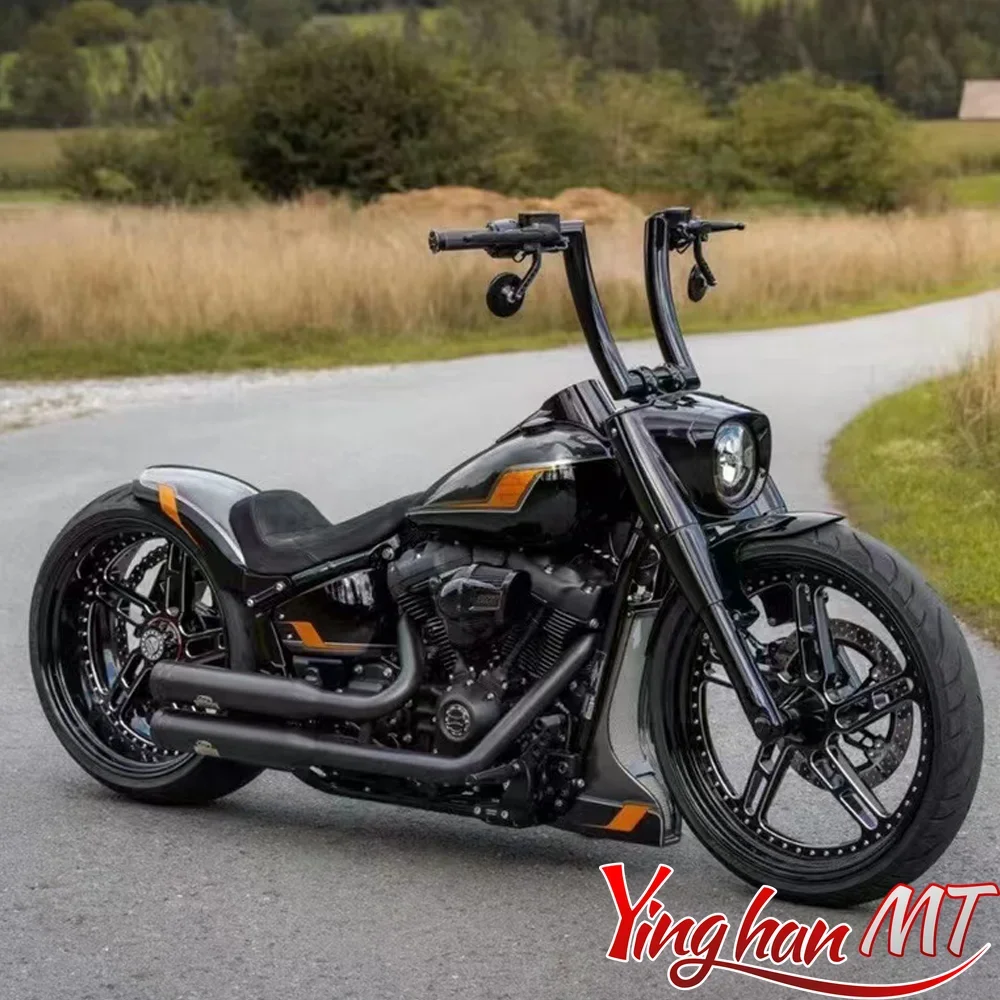 motorcycle-back-bending-10-12-14-Bar-Handlebars-2-inches-For-Harley-Fat ...