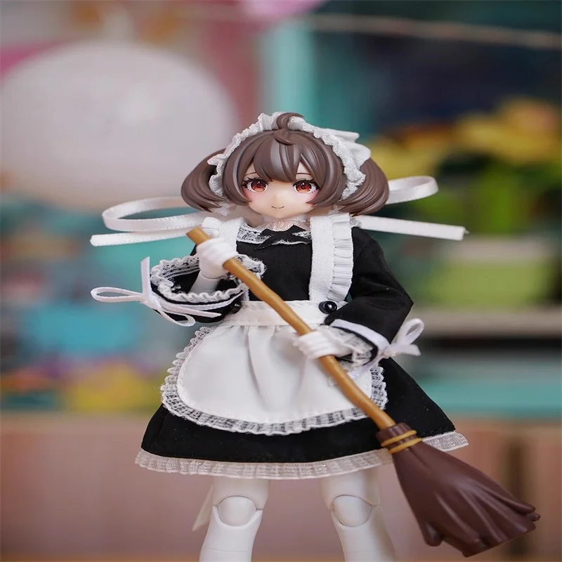 1/12 Female Soldier Clothing Accessories Maid Wearing JK Dress Model ...