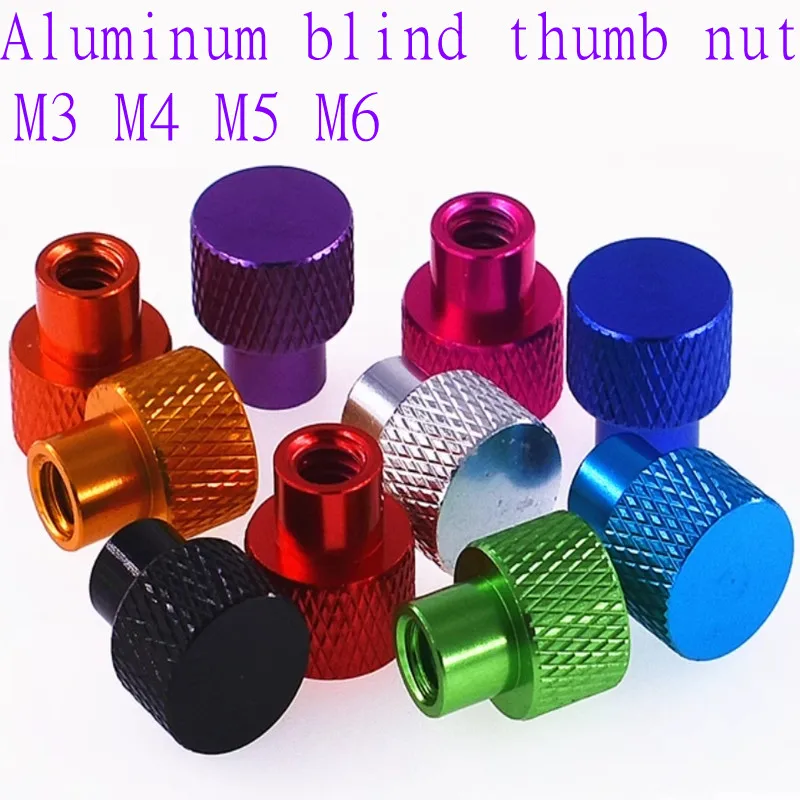 5pcs-lot-M3-M4-m5-m6-colourful-aluminum-blind-thread-Frame-Hand-Tighten ...