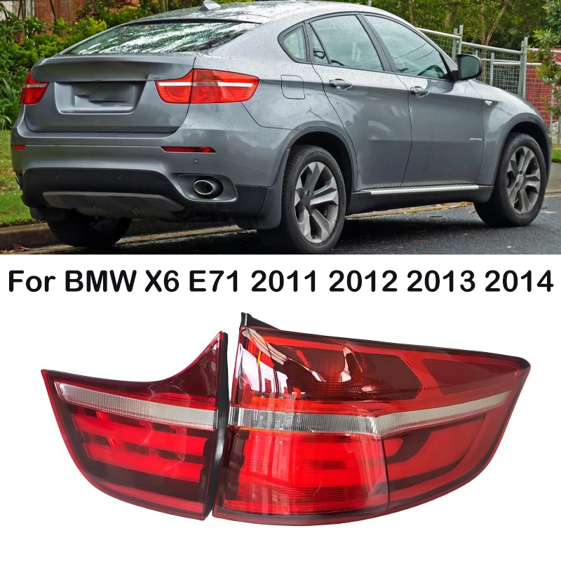 For-BMW-X6-E71-2011-2012-2013-2014-Car-Rear-Tail-Light-Brake-Light-Turn ...