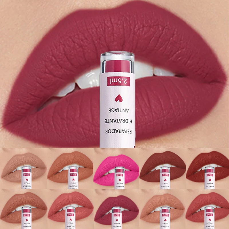 Korean-Matte-Liquid-Lipstick-Makeup-Lip-Glaze-Moisturizing-Waterproof ...