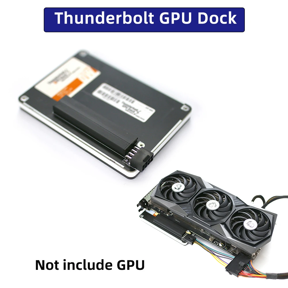 Thunderbolt GPU Dock Laptop to External Graphic Card Adapter PCIE 16X ...