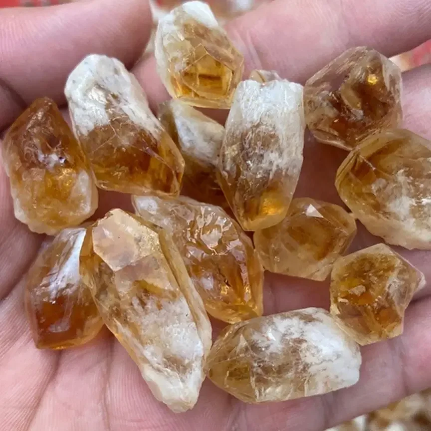 50-200g-Natural-Brazilian-Rough-Citrine-Cluster-Raw-Specimen-Healing ...