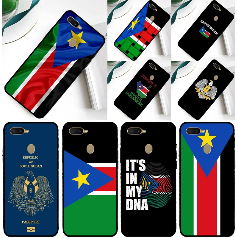 South Sudan Flag Phone Case For Oppo A18 A38 A58 A78 A98 A40 A60 A80 ...