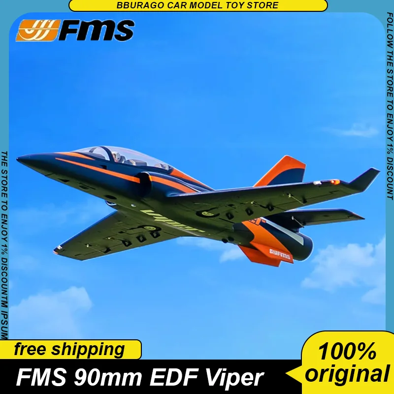 Fms-Pnp-90mm-Edf-Viper-Large-Fixed-Wing-Aircraft-Remote-Controlled ...