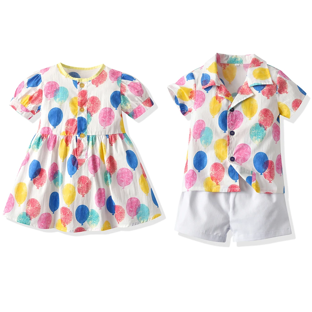 Boy-and-Girl-Matching-Clothes-Set-Twins-2-3-4-5-6-Yrs-Birthday-Formal ...