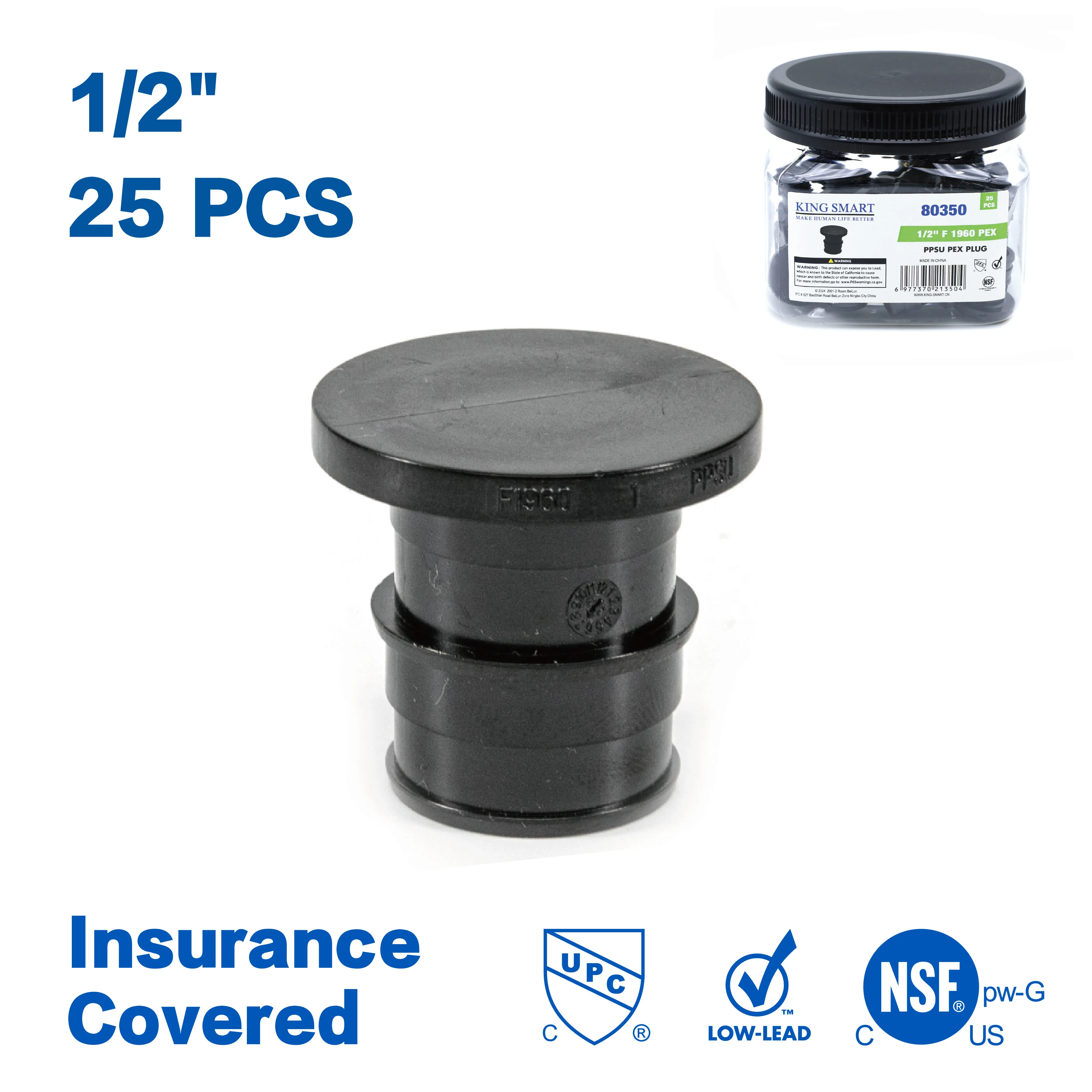 KING-SMART-F1960-Wisbo-PEX-A-Expansion-PEX-1-2-PEX-Plug-25Pcs-Case-PPSU ...