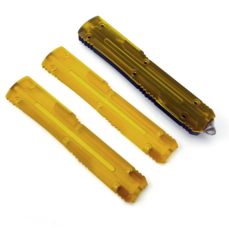 OTF-Disassembled-Microtech-Ultratech-Scales-Acrylic-handle-Knives-Parts ...