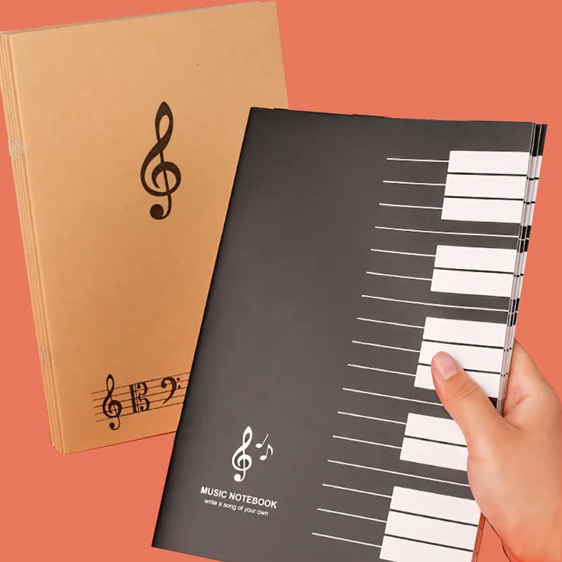 1pcs Sheet Music Book Piano Kraft Paper Notebook Practical Music ...
