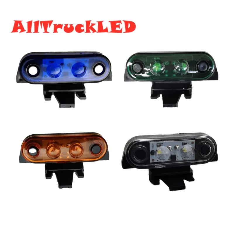 1Pc 24V LED Cab Roof Marker Light For Volvo FH FM Truck Top Signal Lamp ...