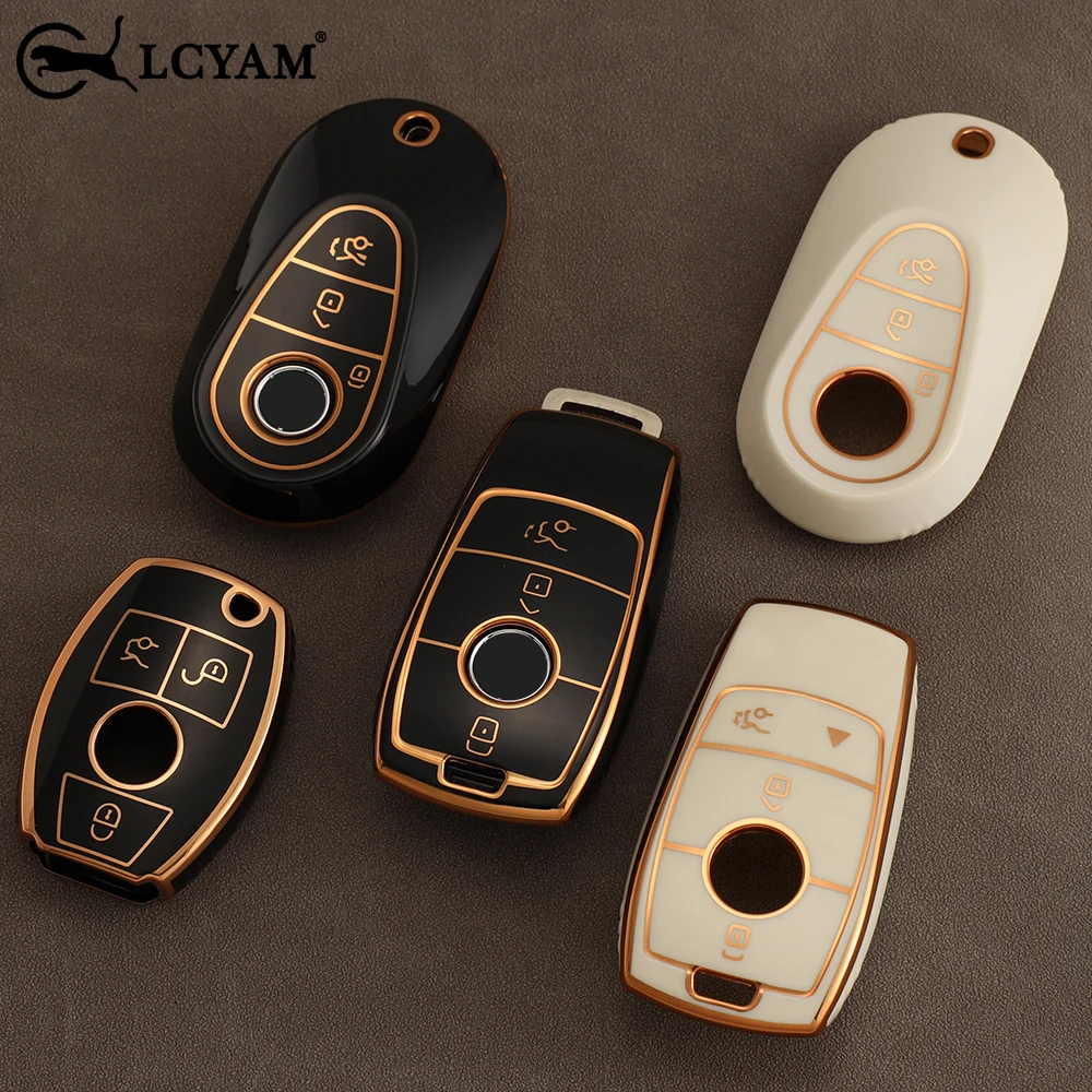 Soft-TPU-Key-Fob-cover-Case-2023-Keychain-for-Mercedes-Benz-CLK-GLK-GLC ...