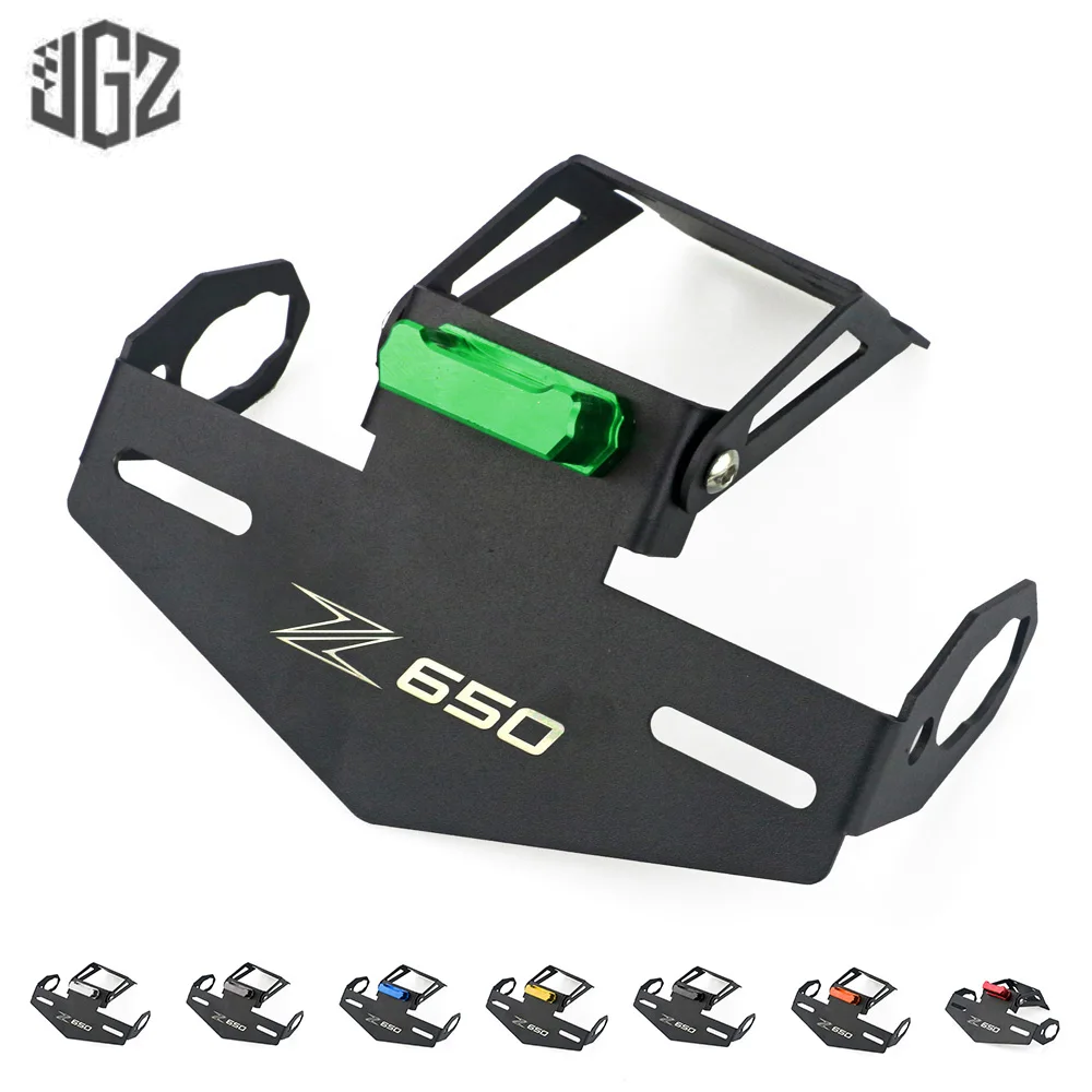 Motorcycle Cnc Rear License Plate Holder Mount Bracket Frame With Led ...