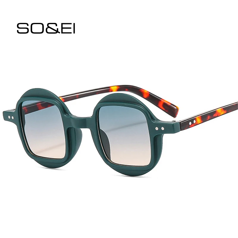 Sunglasses Round Square Lens | Glasses Round Square Lens | Round Square ...