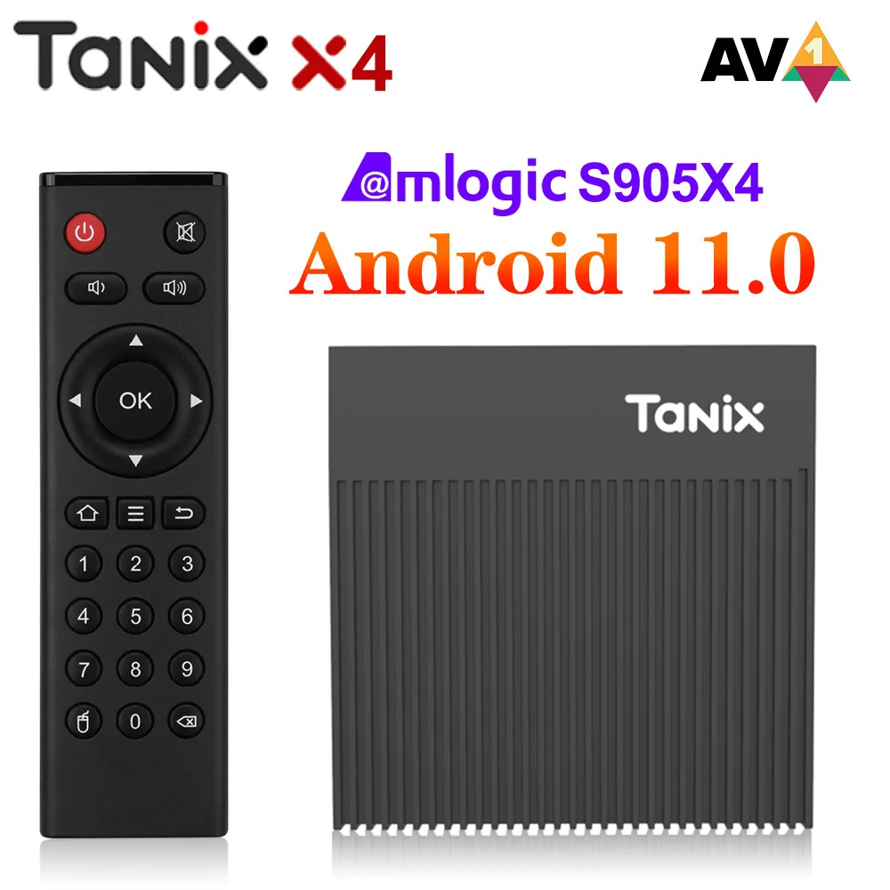 Tanix-X4-Amlogic-S905X4-TV-Box-Android-11-0-4GB-32GB-Wifi-Support-AV1 ...