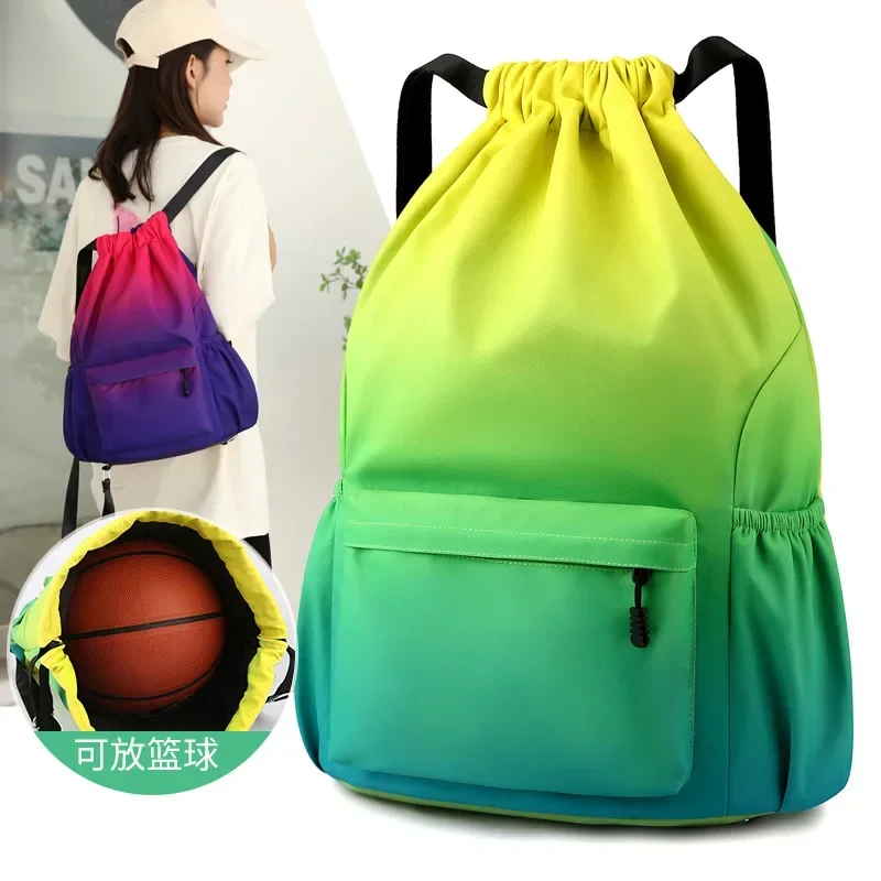 Drawstring-Backpack-Women-Large-Capacity-Waterproof-Sports-Backpacks ...