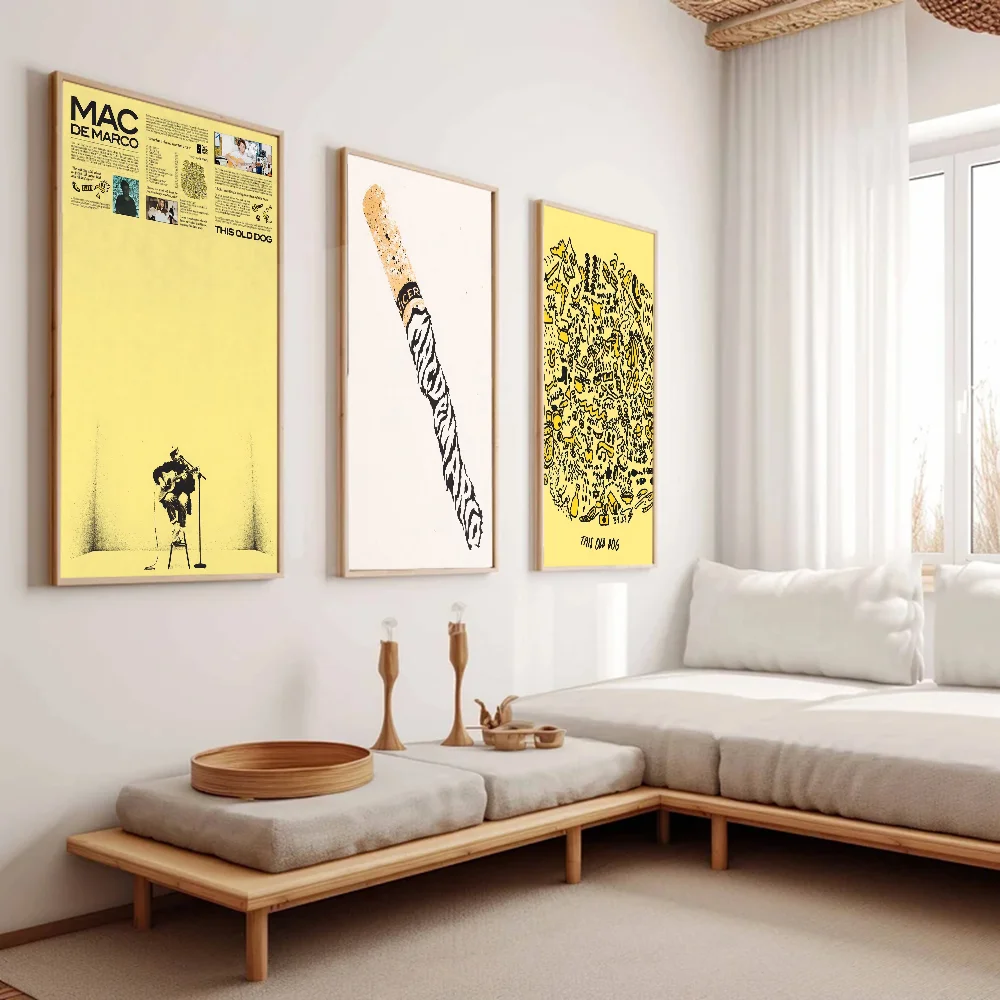 Pop-Rock-Singer-Mac-Demarco-Classic-Vintage-Posters-Whitepaper-Prints ...
