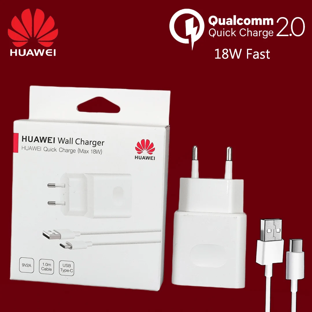 Huawei cargador rápido Original de 18W, adaptador de enchufe de la UE ...