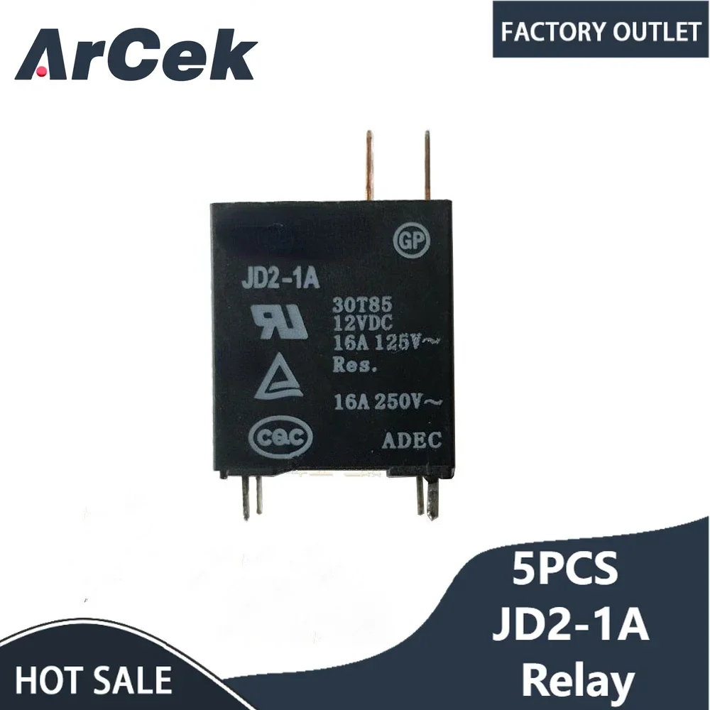 5PCS-LOT-100-Original-Microwave-Oven-12V-Relay-JD2-1A-12VDC-JD2-1A ...