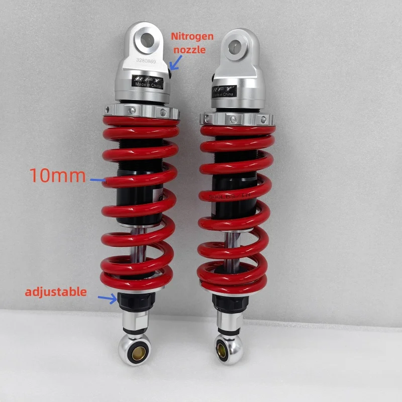 10mm-spring-Motorcycle-SHOCK-ABSORBER-for-Harley-Electra-glide-touring ...