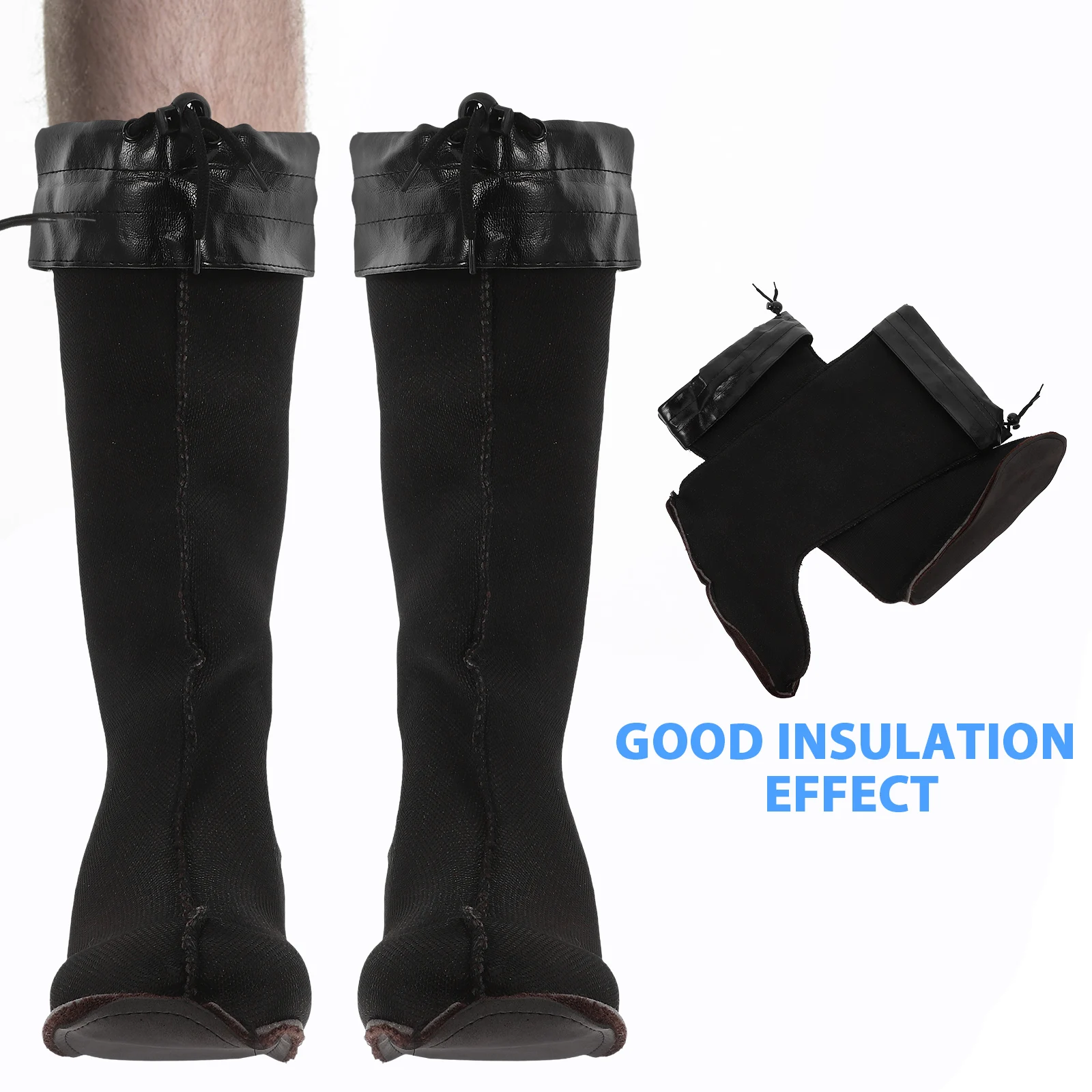 1Pair Insulated Boot Liners Warm Thick Sock Inserts Cozy Men Winter ...