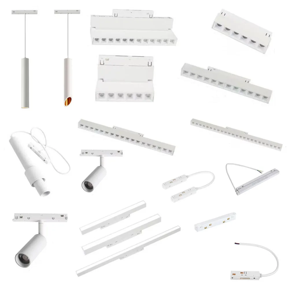 Modern-Magnetic-Track-Lights-Embedded-LED-White-Spotlight-Downlight ...