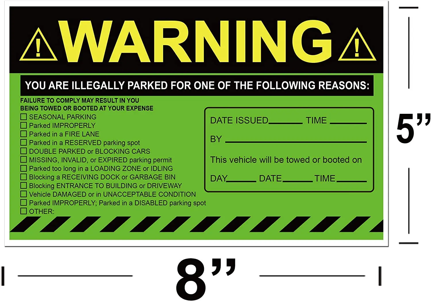 Warning Stickers For Cars