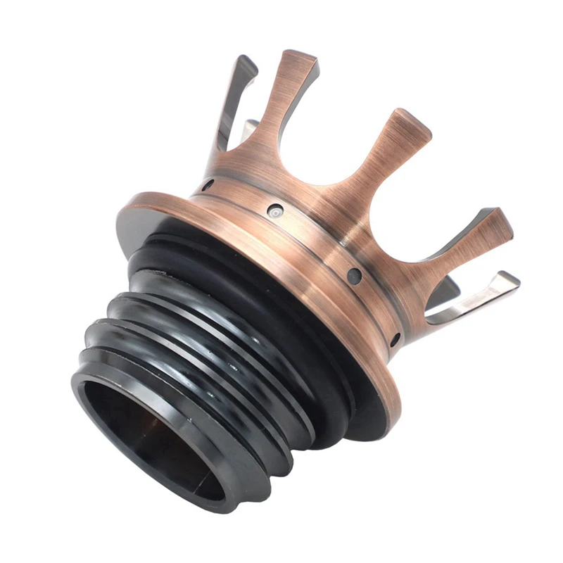 2X-King-Crown-Style-Gas-Oil-Cap-Fuel-Tank-Cover-For-Sportster-Softail ...