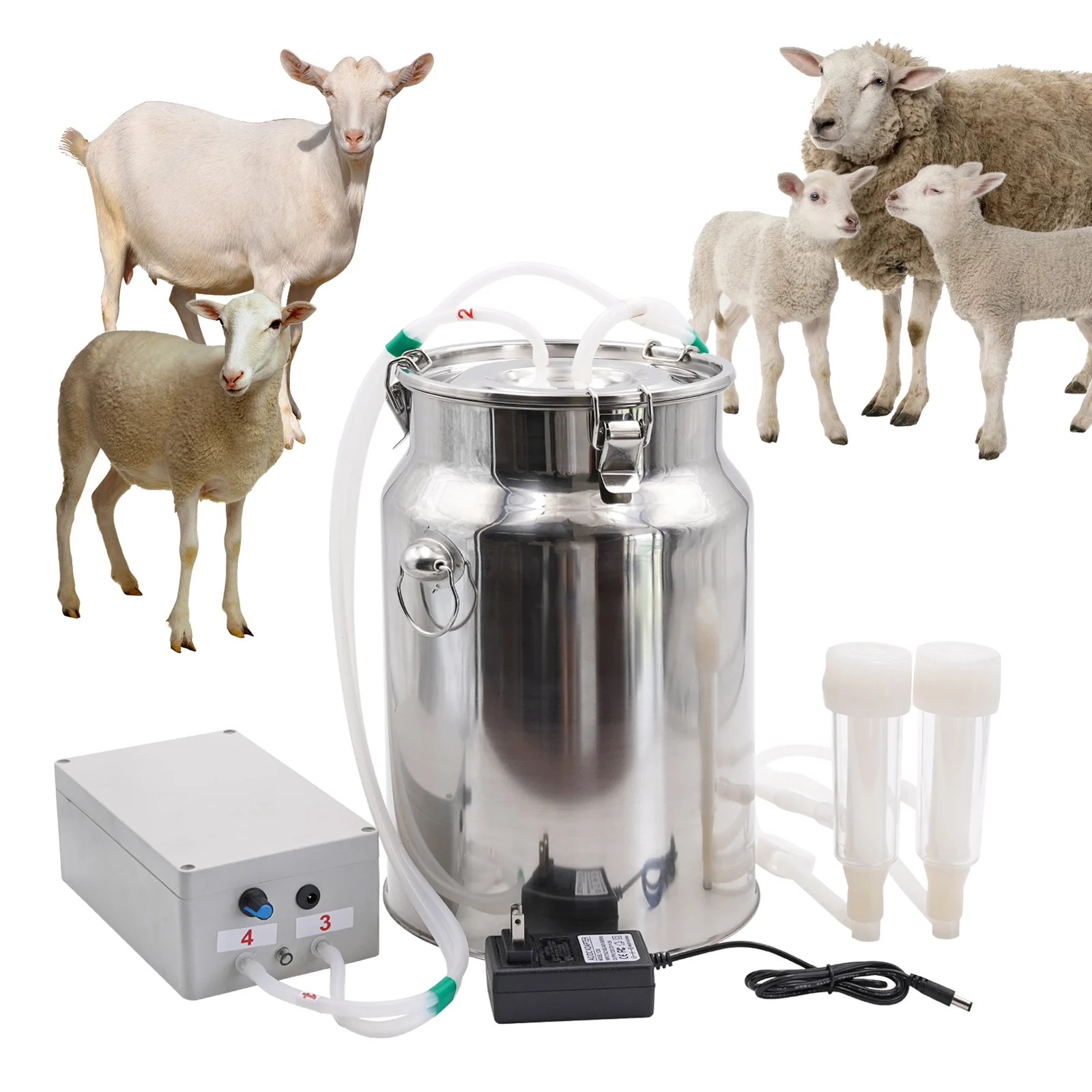 5L-10L-Electric-Automatic-Goat-Milking-Machine-220V-Pulsating-Milking ...