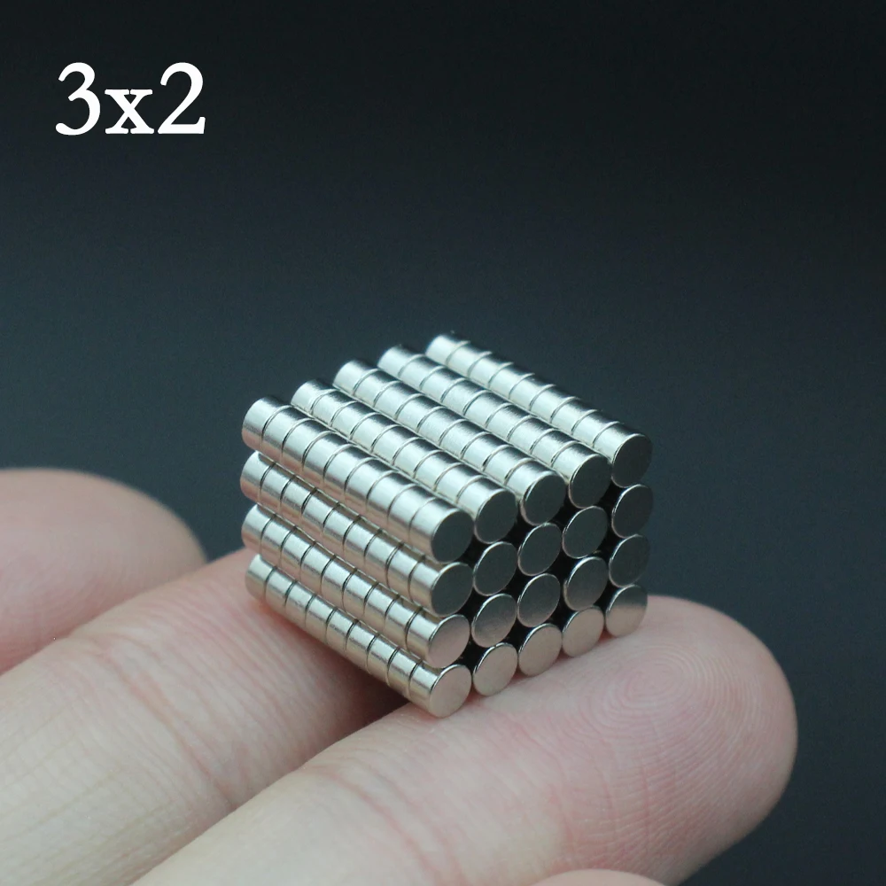 20-50-100pcs-3x2mm-Small-Disc-Magnets-3mm-x-2mm-N35-Rare-Earth-NdFeB ...