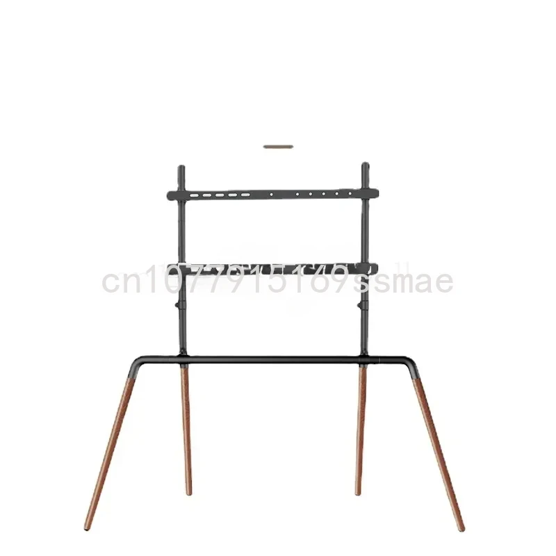 Floor-TV-Bracket-Solid-Wood-Art-Display-Stand-Vertical-Wall-Mount ...