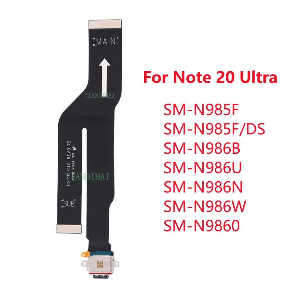 Charge Kit Galaxy Note 20 Ultra Charging Port Replacement Kit - USB-C ...