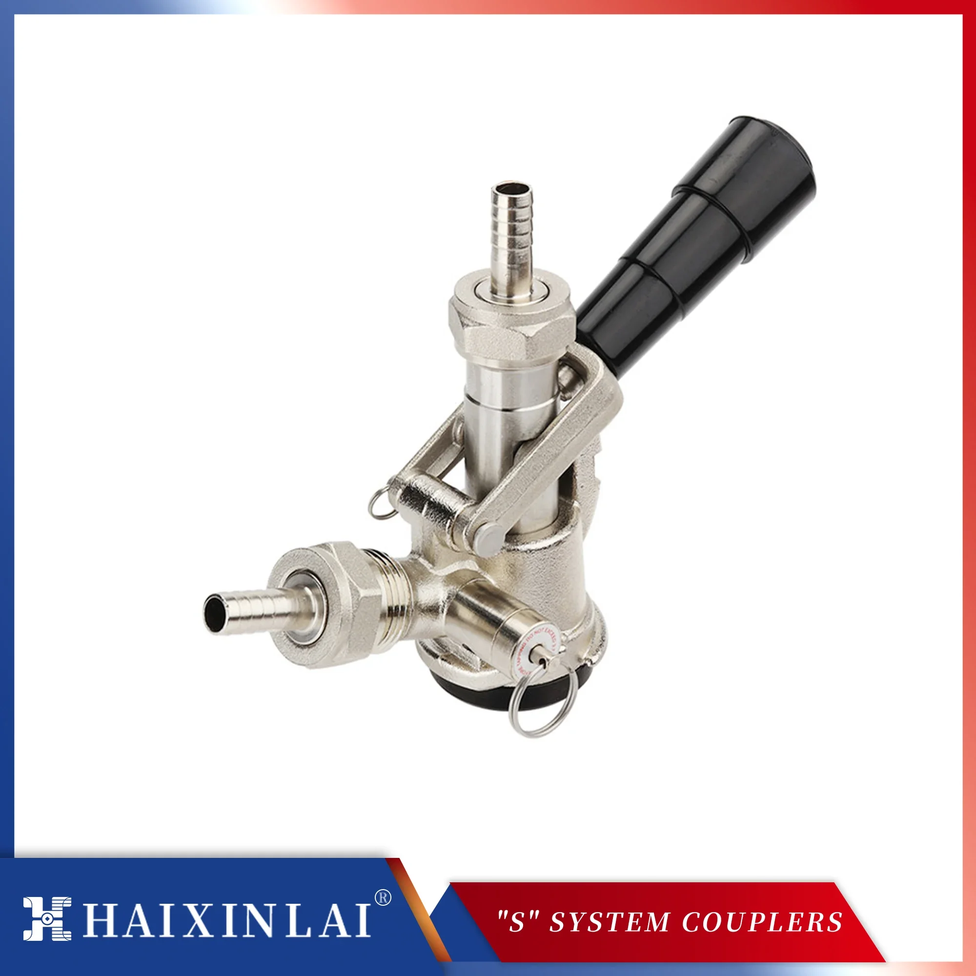 S-Type-Keg-Coupler-Draft-Beer-Dispenser-Stainless-Steel-System-Couplers ...