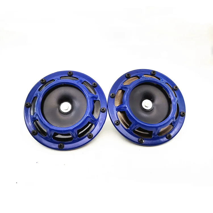 Red-Black-Hella-Super-Loud-Compact-Electric-Blast-Tone-Air-Horn-Kit-12V ...