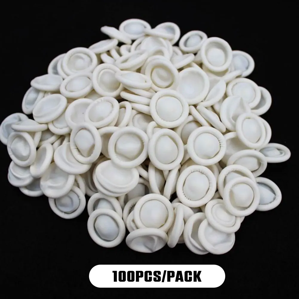 100Pcs-Disposable-Protective-Fingertips-Gloves-Natural-Rubber-Non-slip ...