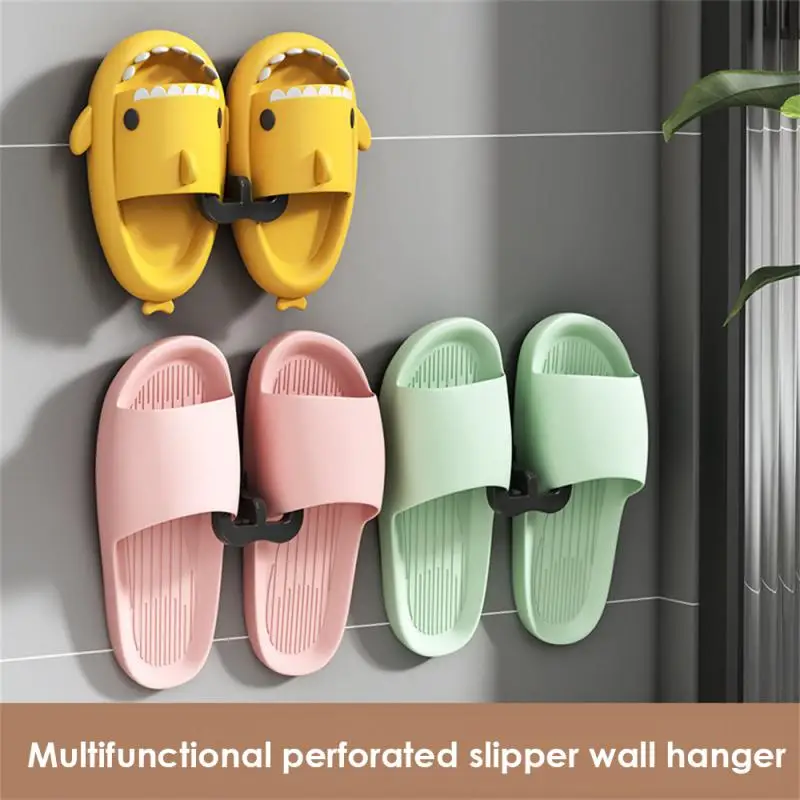 RYRASlippers-Hanger-Hooks-For-Bathroom-Toilet-Shoes-Rack-Wall-Mounted ...