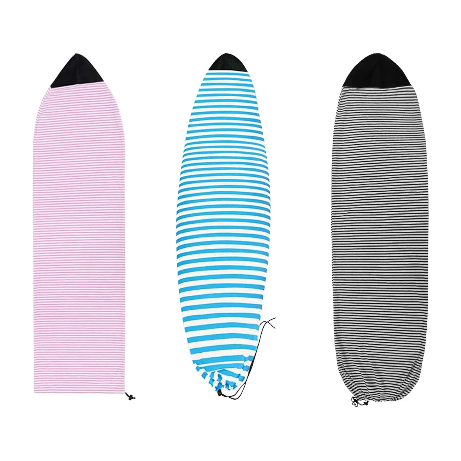 Striped-Pattern-Surfboard-Sock-Cover-Stretch-Organizer-Pouch-Protection ...