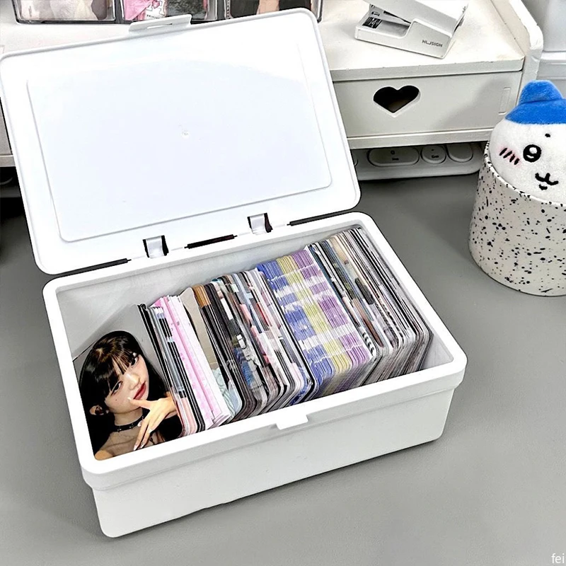 Idol-Cards-Storage-Box-Organizador-de-papelaria-Kpop-Embalagem ...